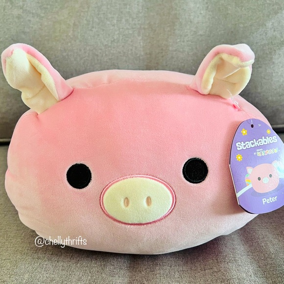 Squishmallows | Toys | Squishmallow Peter The Pig Stackables | Poshmark